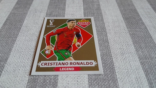 PANINI EXTRA STICKER WM QATAR 2022 CRISTIANO RONALDO GOLD EUR 125,00 ...