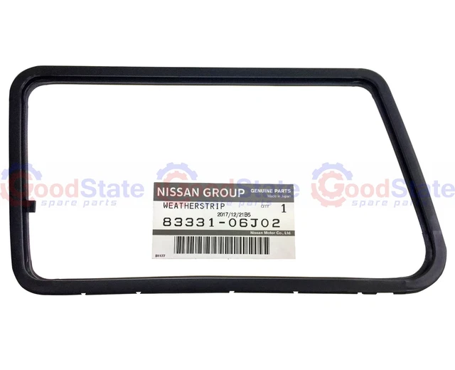 GENUINE NISSAN PATROL GQ Long Wheel Base 1/4 Window Rubber Left Rear LH ...