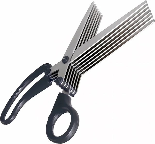 SUNSTAR STATIONERY S3711455 7-Blade Shredder Scissors, 7.9 Inches (200 ...