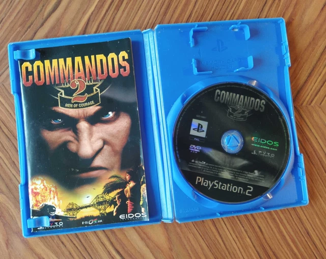 COMMANDOS 2 PS2 Complet sony PLAYSTATION 2 Pal Espagne Envoi Combiné ...