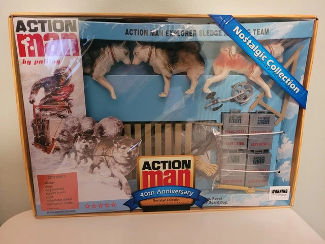 ACTION MAN 40TH Anniversary - Explorer Sledge and Dog Team EUR 39,84 ...