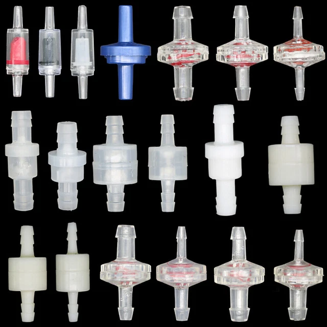 3MM TO 12MM Plastic Check Valve One Way Non-return Valve Oil Gas Water ...