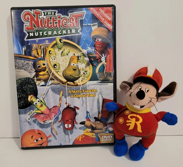 1999 REGINALD THE Rat The Nuttiest Nutcracker Plush And DVD $19.00 ...