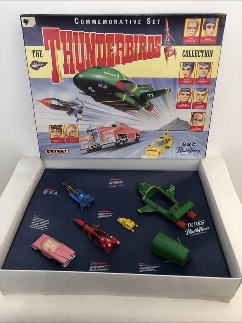 THUNDERBIRDS MATCHBOX RADIO Times Commerative Set Diecast Metal £39.99 - PicClick UK