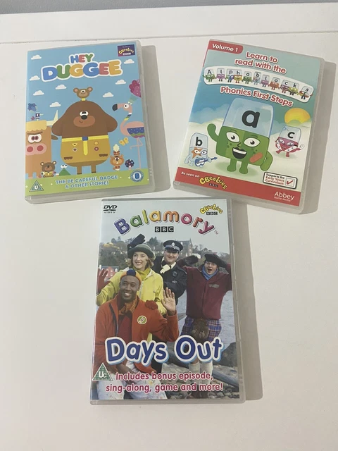 CBEEBIES EARLY DVD Bundle, Alphablocks, Balamory, Duggee, BBC Childrens ...