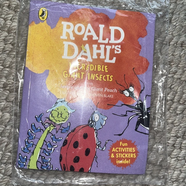 ROALD DAHL'S INCREDIBLE GIANT INSECTS Mini Puffin Book. Mcdonalds 2018 ...