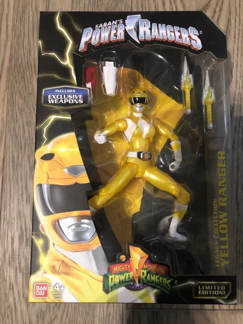MIGHTY MORPHIN POWER rangers yellow ranger limited edition legacy ranger bandai $21.00 - PicClick CA