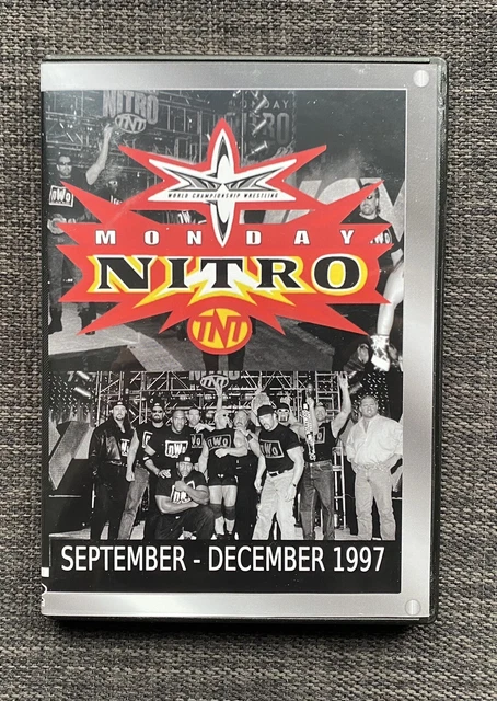 WCW MONDAY NITRO TNT 1997 Sept-Dec 5 Disc Wrestling DVD WWE WWF ECW AEW ...