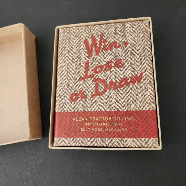 WIN LOSE OR Draw Pin-up Playing Cards 1944 '45 Box Unused Sealed Decks ...