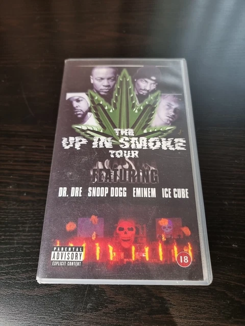 2000 DRE SNOOP Eminem Ice - Up in Smoke Tour Music Rap VHS Video Tape £ ...