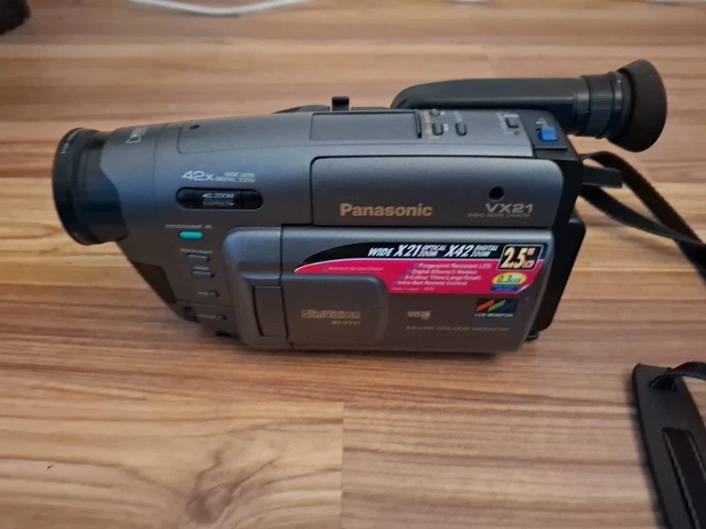 PANASONIC NV-VX21B VHS-C Video Camera Camcorder Slim Vision £30.00 ...
