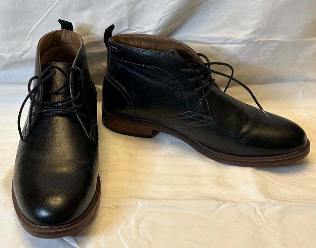SONOMA W/ORTHOLITE ECO Aaron Chukka Ankle Dress Boots Black Men's Size ...