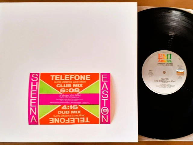 SHEENA EASTON -TELEFONE (Long Distance Love Affair) 1983 US original 12 ...