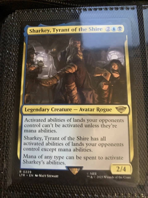 SHARKEY, TYRANT OF THE SHIRE - MtG LOTR: Tales of Middle-Earth - Rare ...