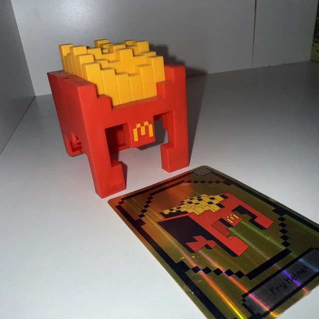 MINECRAFT ADULT HAPPY Meal Toy Fry Helmet 2025 With Card Code Unused £5 ...