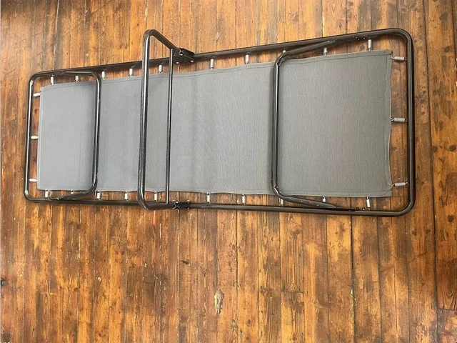 Jay Be Value Folding Single Bed Black Metal 186 X 70 X 39 Easy Fold
