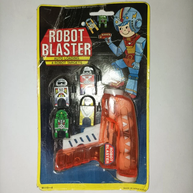 VINTAGE ROBOT BLASTER jamais ouvert never opened + 4 robot targets EUR ...