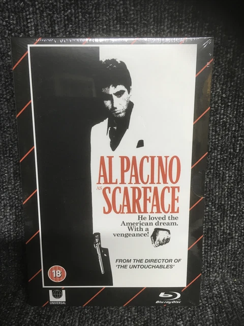 SCARFACE VHS PACKAGING Limited Edition Blu Ray Box. New Sealed. Freepost In Uk EUR 10,52 ...