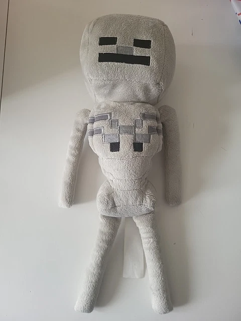 SOFT TOY PLUSH 12" - JINX MOJANG MINECRAFT - SKELETON MOB 33cm £14.99 ...