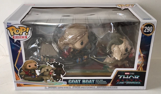 POP RIDES THOR Love and Thunder Goat Boat 290 Funko Pop! Marvel Vinyl ...