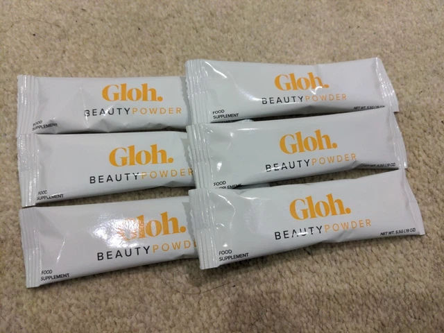 6X 5.5G SACHETS Gloh Everyday Radiance Beauty Powder Food Supplement ...