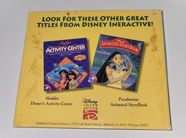 DISNEY'S THE LION King Activity Center (Windows/Mac, 1995) $13.19 ...