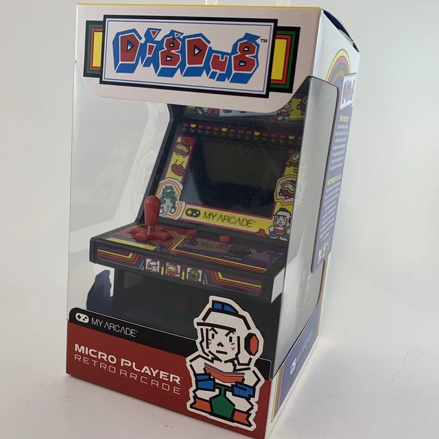 MY ARCADE DIG Dug Bandai Namco Micro Arcade Machine Portable Handheld ...