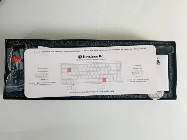 KEYCHRON K6 WIRELESS Mechanical Keyboard EUR 113,56 - PicClick IT