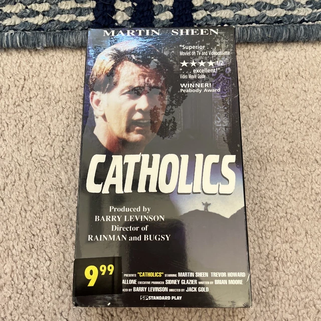 1993 VHS TAPE Tape Martin Sheen & Trevor Howard In Catholics Sealed £4. ...