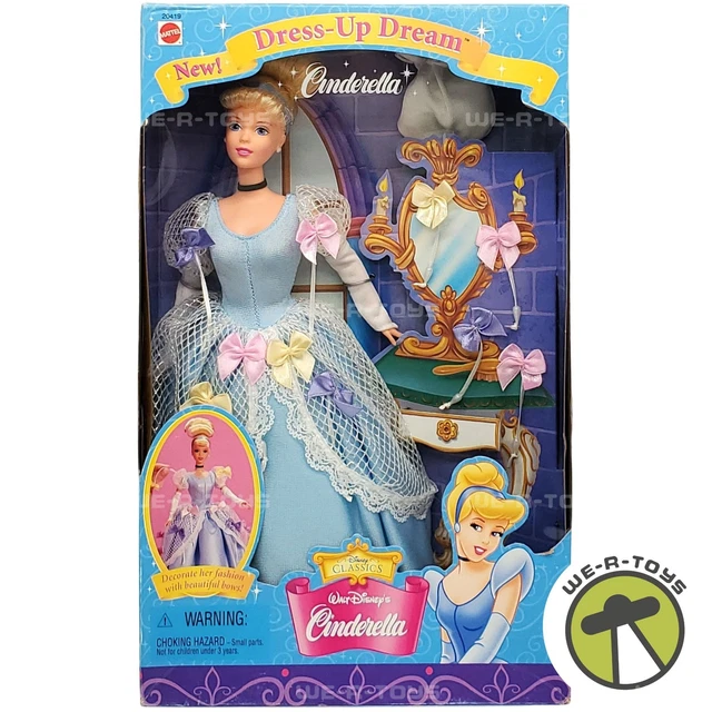 DISNEY CLASSICS DRESS-UP Dream Cinderella Doll 1998 Mattel 20419 £52.69 ...