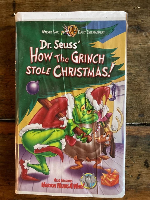 DR. SEUSS HOW The Grinch Stole Christmas, Animated, (VHS), Clam Shell ...