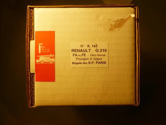 KIT MVI 1/43 - Renault G210 Fourgon d'Appui ou d'Accompagnement de la ...