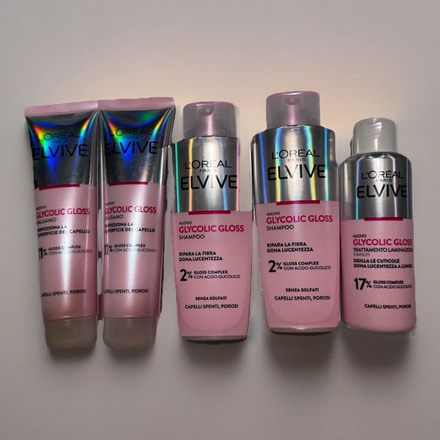 L'OREAL PARIS L'ORÉAL Paris Elvive Glycolic Gloss-Set, Haarpflege ☀️ EUR 21,50 - PicClick DE