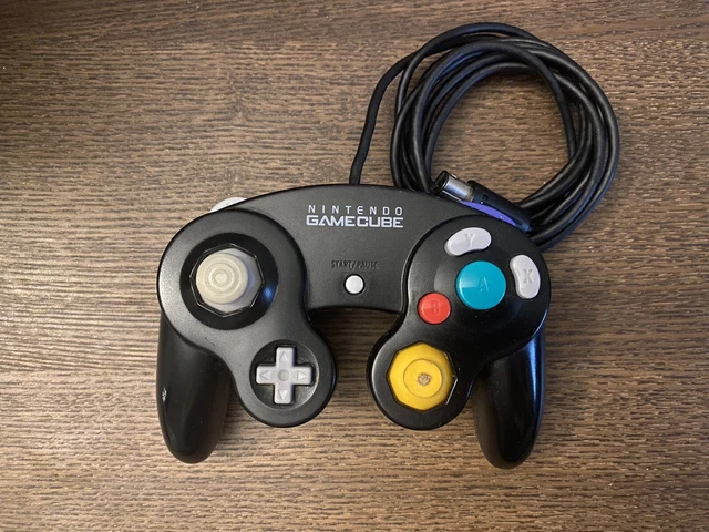 NINTENDO GAMECUBE CONTROLLER OEM Black Original Genuine Tested $19.99 ...
