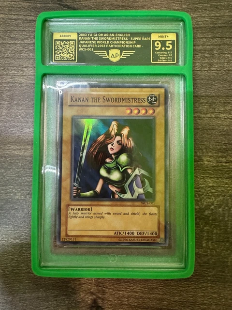 WCS-001 KANAN THE Swordmistress Yugioh Mint+ 9.5 EUR 800,00 - PicClick DE