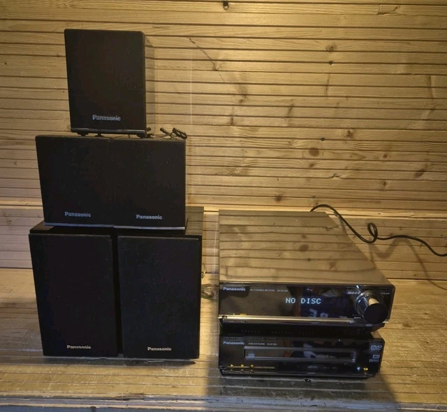PANASONIC AV CONTROL Receiver SA-DT100 + DVD CD Player SL-DT100 + More ...