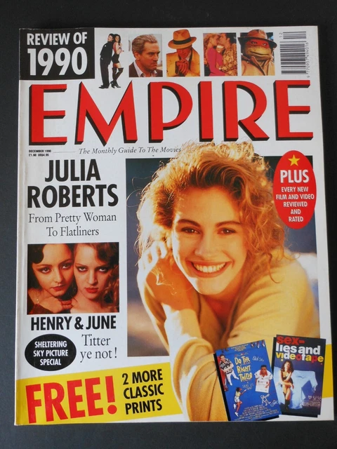 EMPIRE MAGAZINE DECEMBER 1990 #18 JULIA ROBERTS / Review of 1990 cover ...