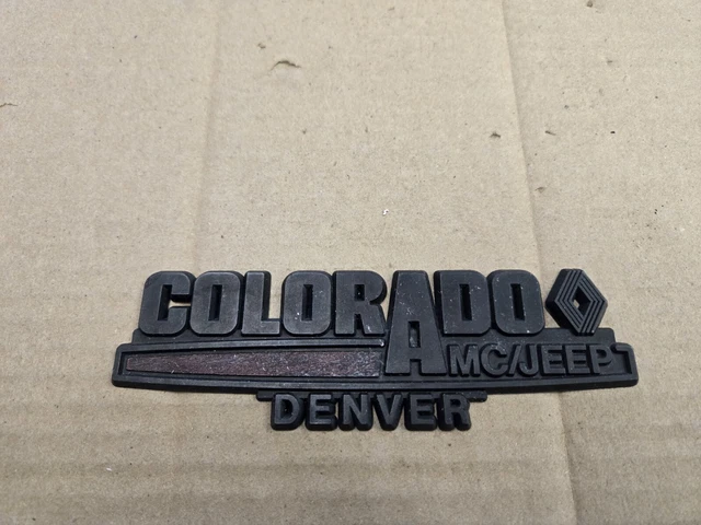COLORADO JEEP AMC Denver CO Dealership Dealer Emblem Badge Logo ...