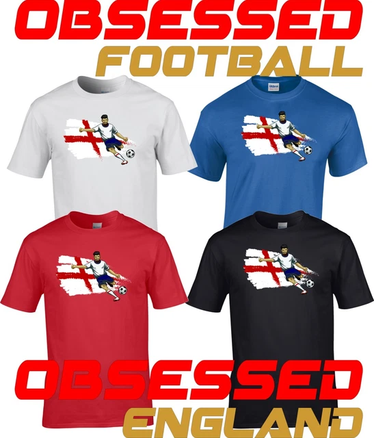 ENGLAND FOOTBALL WORLD Cup Qatar 2022 St George Flag Player Gift T Shirt S - 5XL £12.50 ...