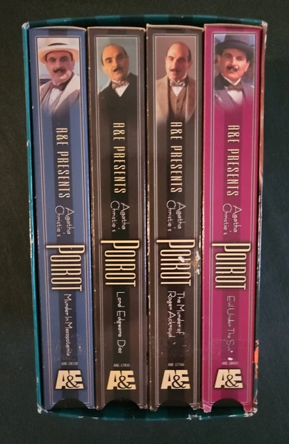 POIROT - THE Complete Collection (VHS, 2002, 4-Tape Set) £23.51 ...