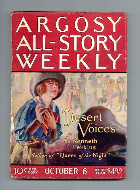 ARGOSY PART 3: Argosy All-Story Weekly Oct 6 1923 Vol. 154 #6 VG/FN 5.0 ...
