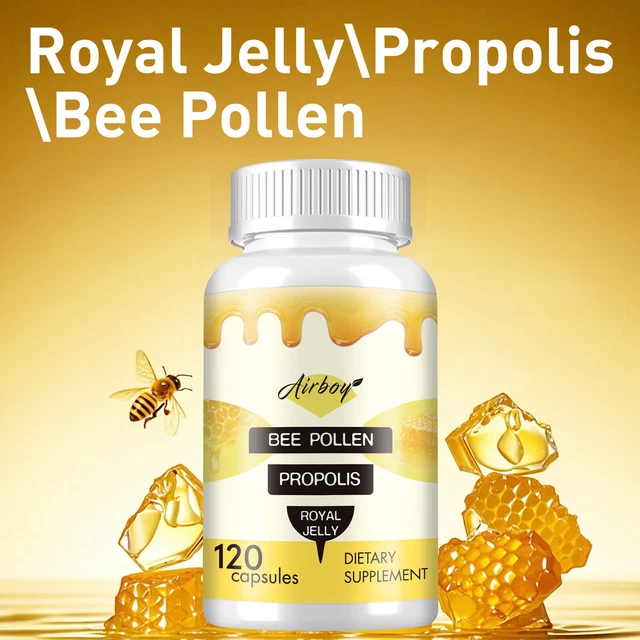 BEE POLLEN 3250MG - Immune Booster, Energy & Weight Mgt, Allergies ...