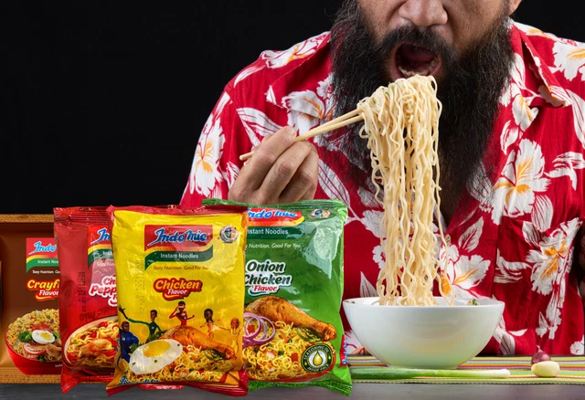 INDOMIE NOODLES - Pick Any 10 Packs From Chicken, Onion, Peppersoup ...
