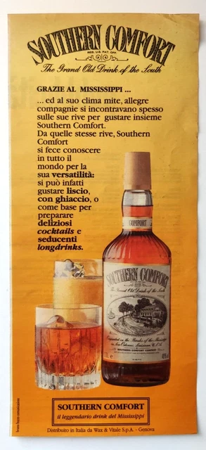 PUBBLICITA' ADVERTISING WERBUNG Clipping Southern Comfort Whiskey 1994 ...