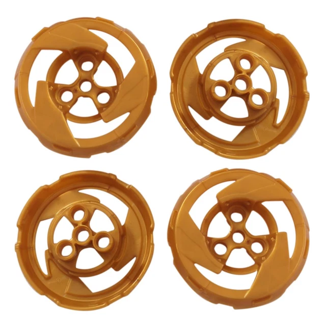 4 LEGO WHEEL Cover 3 Mag Spoke with 4 Pin Holes Perle Or EUR 1,50 ...