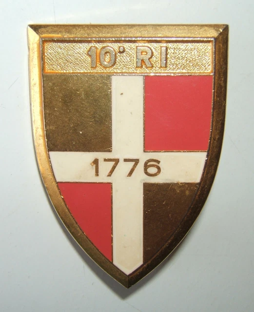 INSIGNE 10° REGIMENT D'INFANTERIE - A. Bertrand EUR 12,00 - PicClick FR