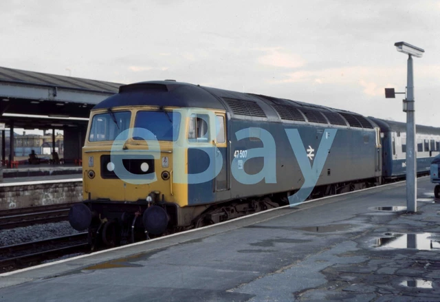 35MM RAILWAY SLIDE of Class 47 47507 @ Oxford Copyright to Buyer £4.99 ...