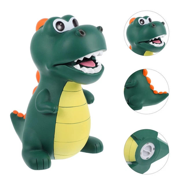 UNBREAKABLE PIGGY BANK Lovely Dinosaur Shaped Money Pot Coin Saving Pot ...