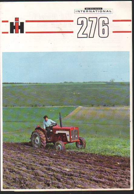 MCCORMICK INTERNATIONAL &276& Tractor Brochure Leaflet £7.50 - PicClick UK