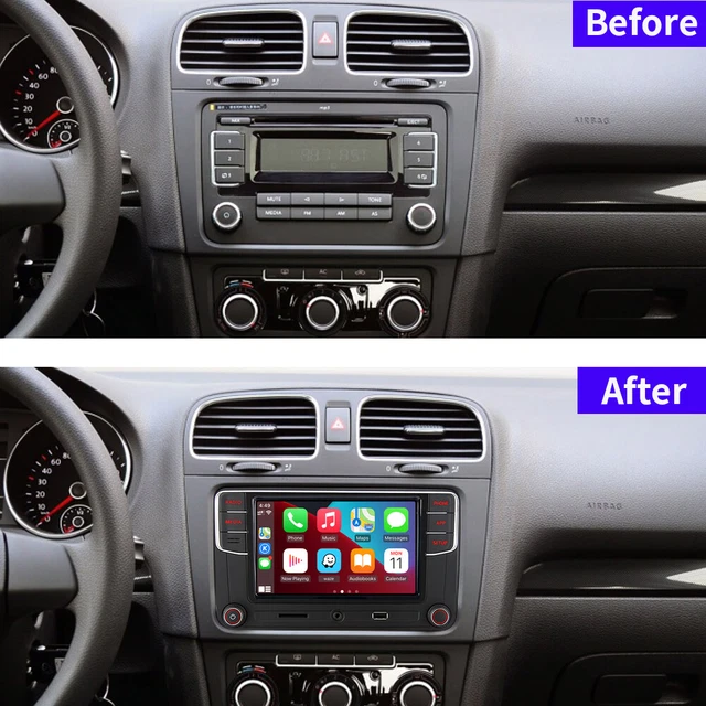 RCD330 RCD340G 187D NONAME CarPlay Android Auto Car Stereo Radio For VW ...